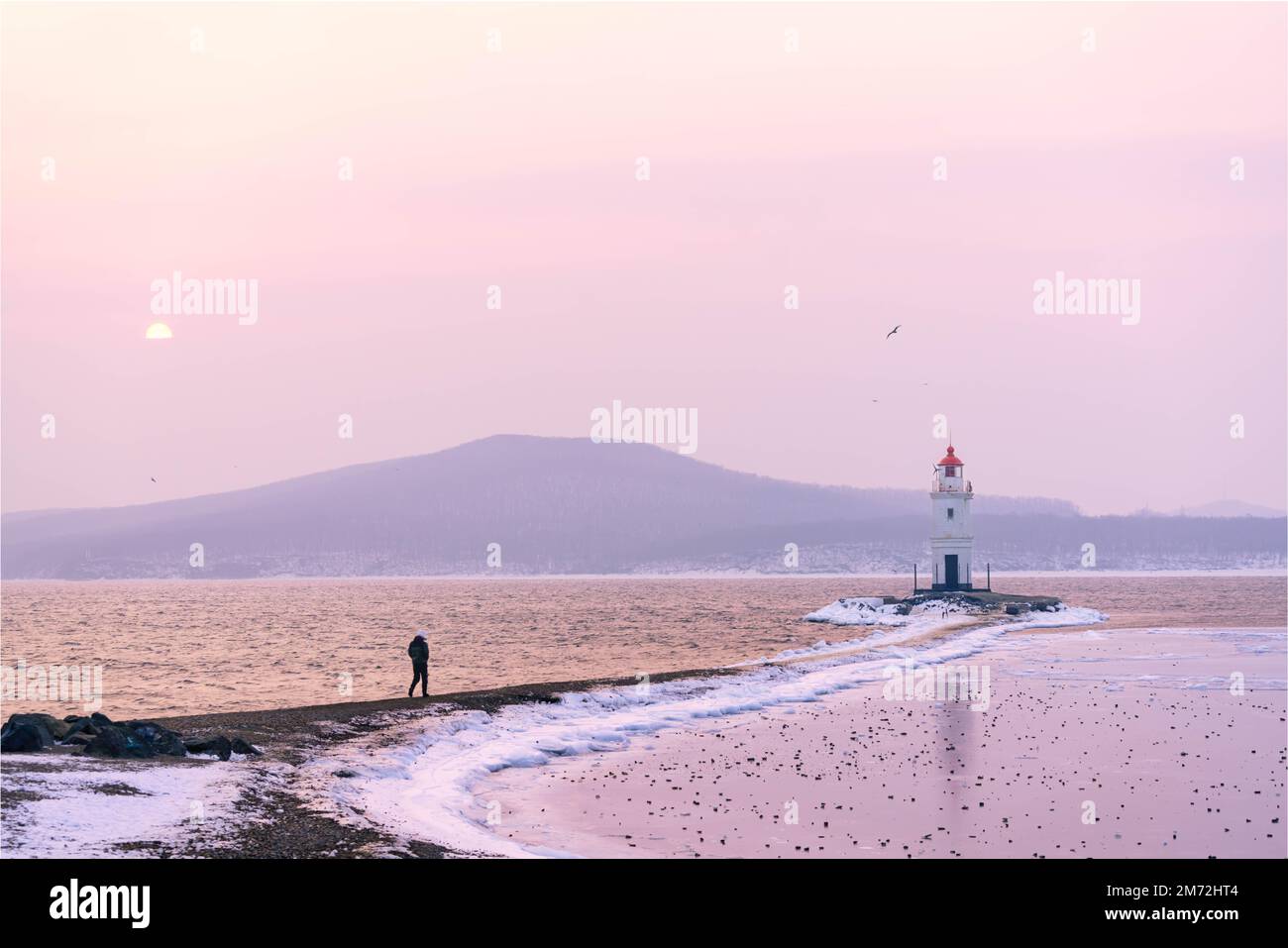 Vladivostok. 7th Jan, 2023. This photo taken on Jan. 7, 2023 shows the ...