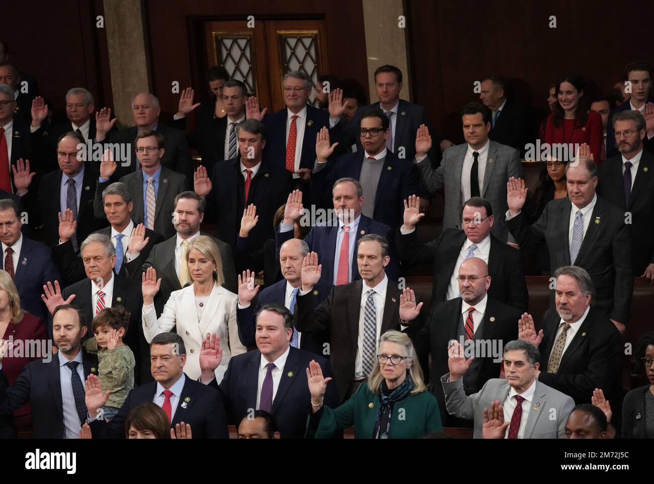 Washington, United States. 07th Jan, 2023. Members of the House of ...
