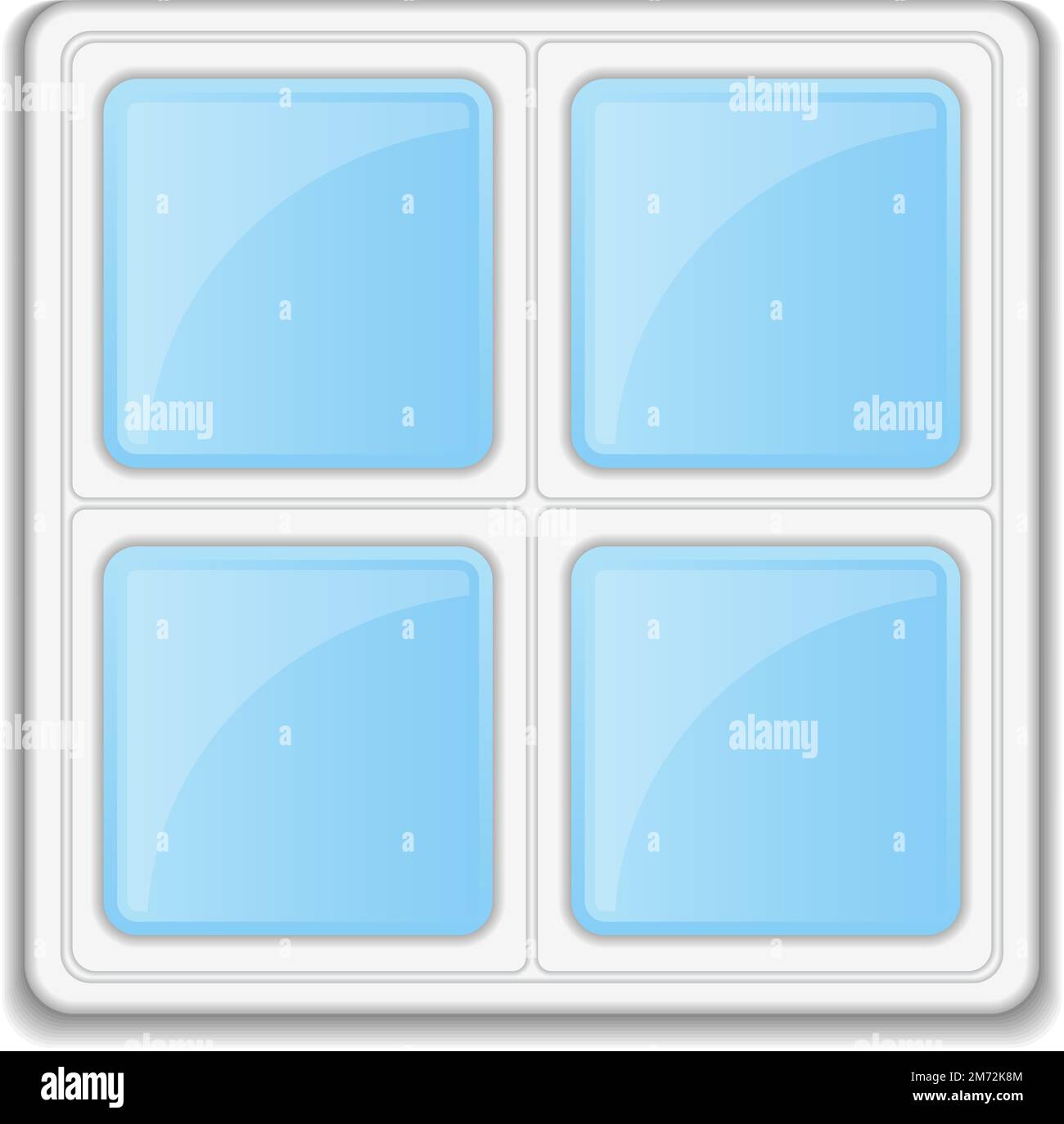 Icon of a windows, vector eps10 illustration Stock Vector Image & Art ...