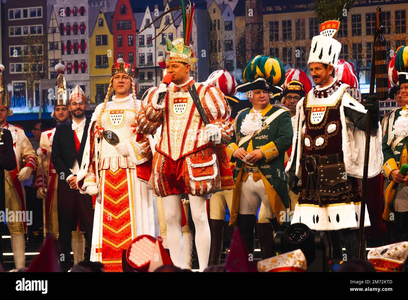 Cologne, Germany. 07th Jan, 2023. The Cologne 2023 Carnival Triumvirate ...