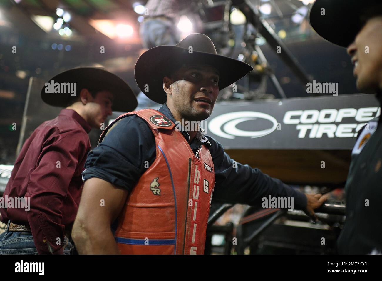 New York, USA. 06th Jan, 2023. Professional Bull Rider Alison de Souza ...