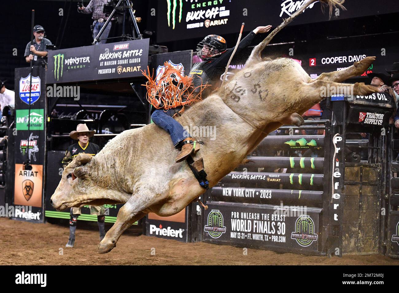 New York, USA. 06th Jan, 2023. Professional Bull Rider Casey Roberts ...