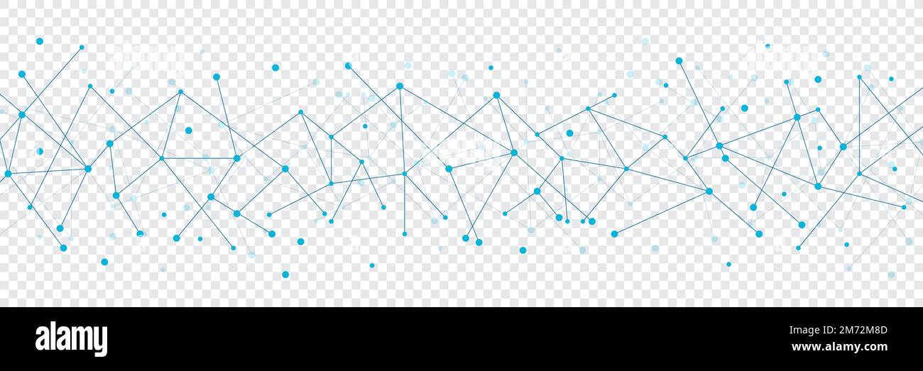 Abstract network technology geometric dots. Network clipart. Connecting dots and lines. Global ...