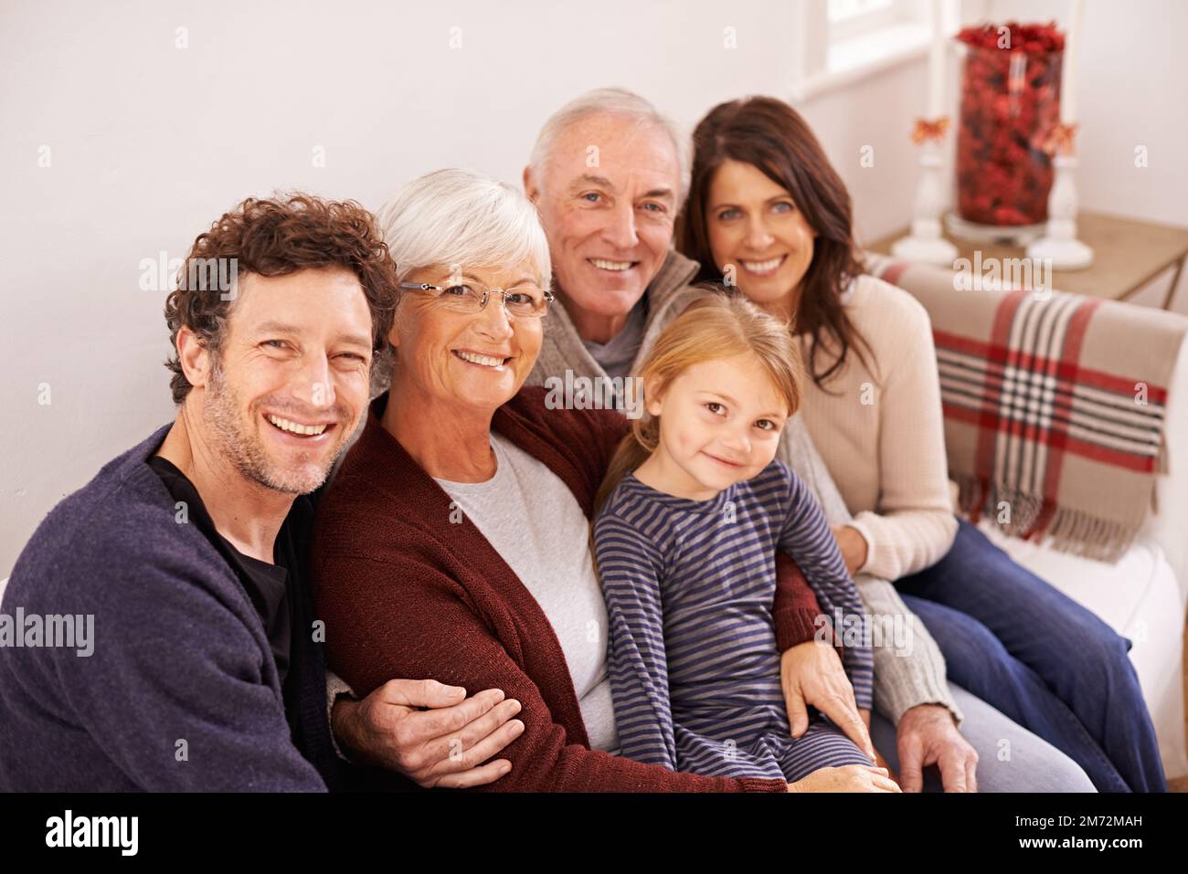 A visit from the in-laws. A cropped portrait of a happy multi ...