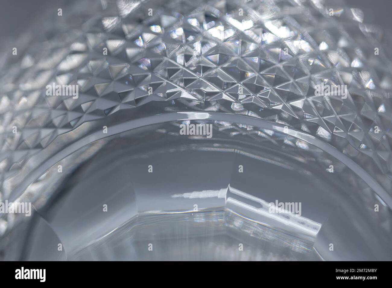 Defocused macro texture background of shimmering vintage lead crystal ...