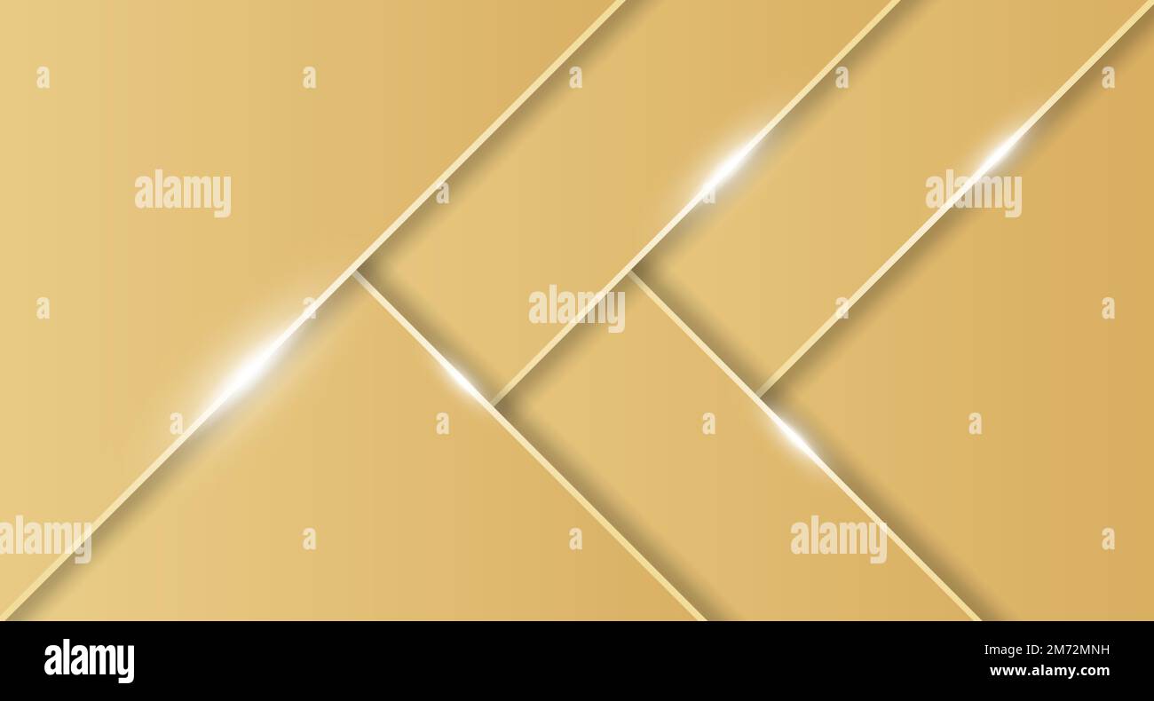 Abstract gold background with lines and shine effect. Luxury abstract gold background. Vector ...