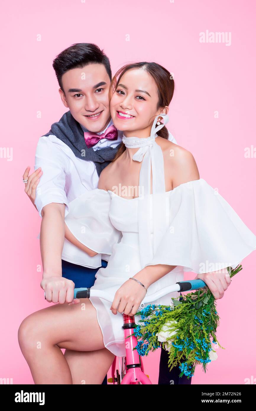 Happy sweet lovers Stock Photo - Alamy