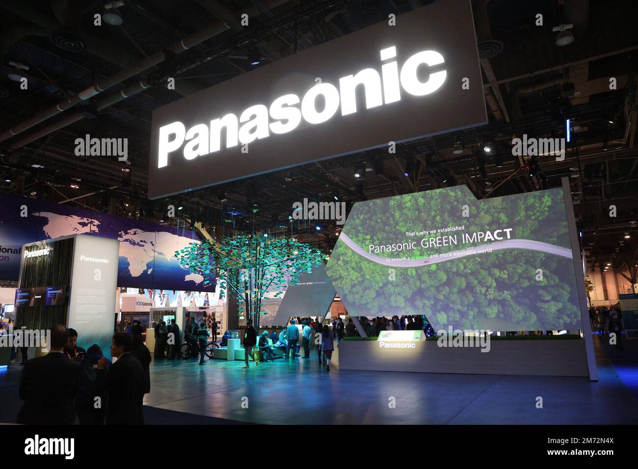 Las Vegas, United States. 06th Jan, 2023. A view of the green themed ...