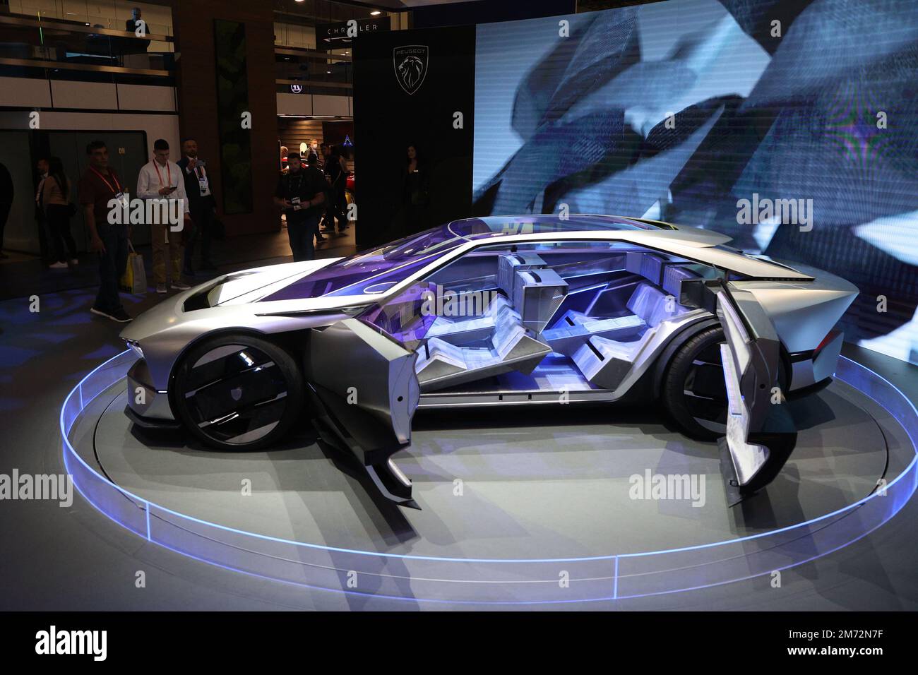 Las Vegas, United States. 06th Jan, 2023. A side view of the Peugeot ...