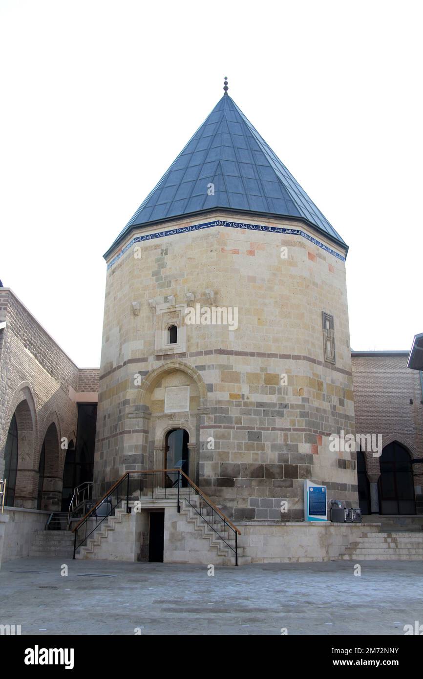 Konya Alaeddin Mosque was built in the 13th century during the ...