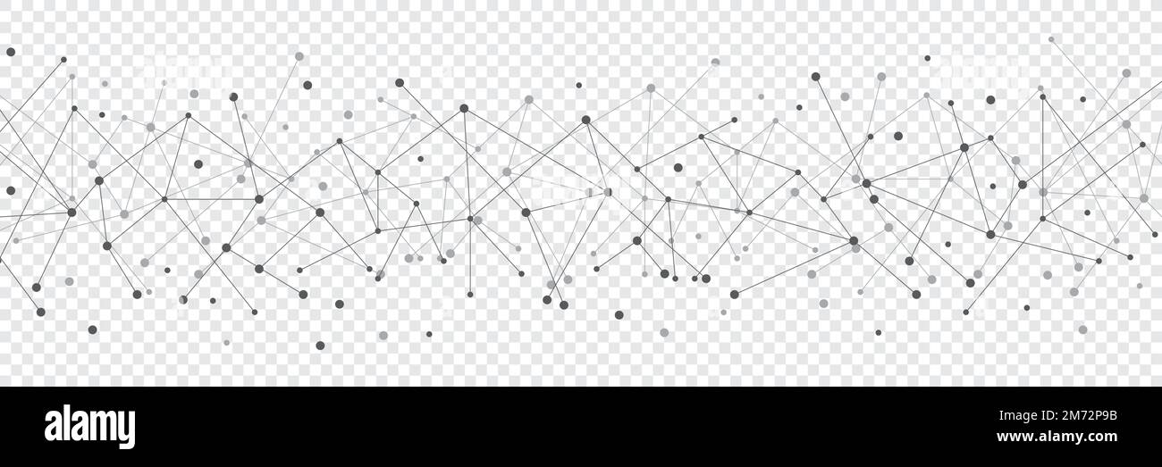 Abstract network technology geometric dots. Network clipart. Connecting dots and lines. Global ...