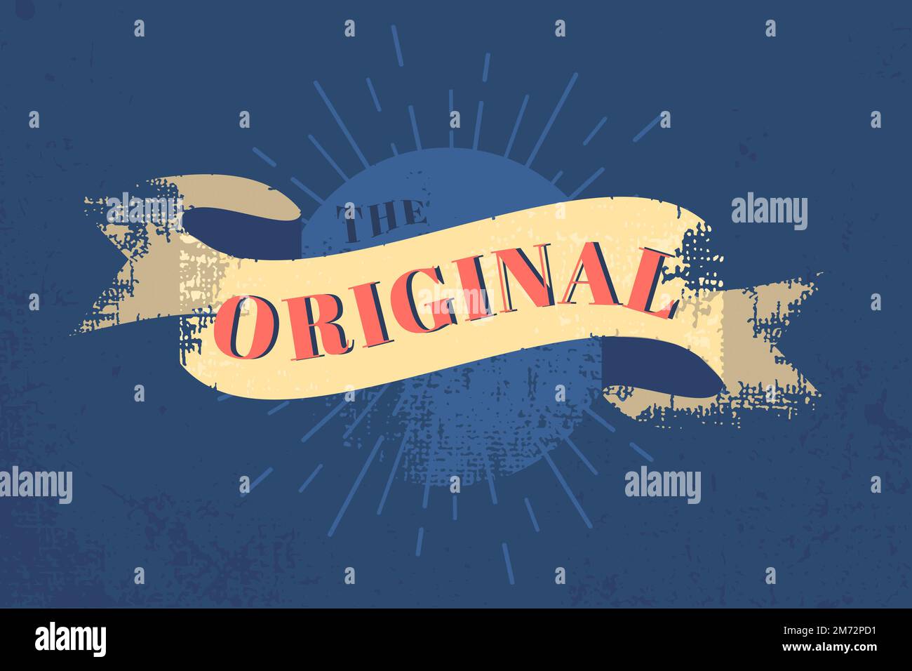 The original vintage banner vector Stock Vector Image & Art - Alamy
