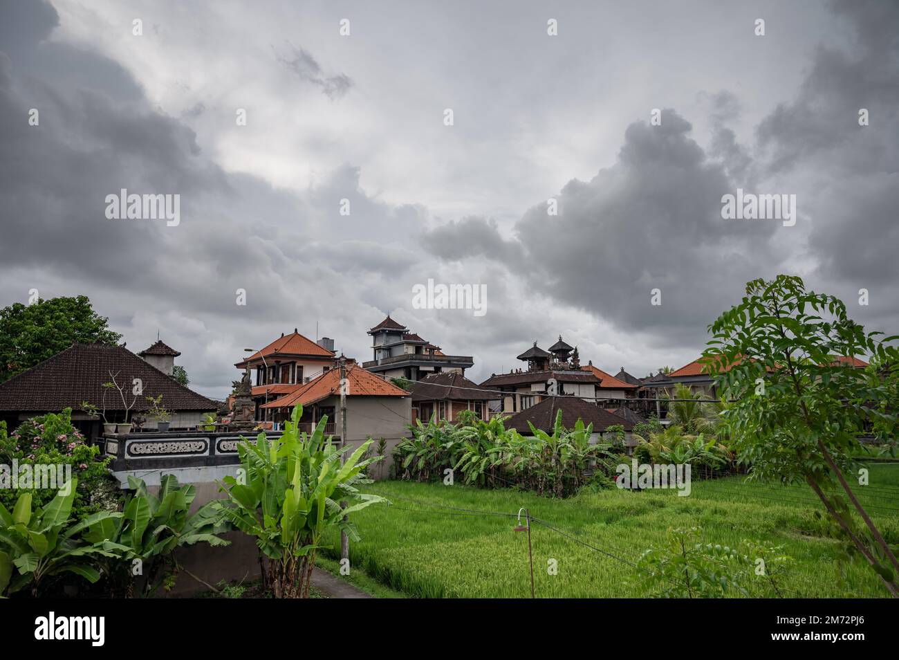 Bali Island houses, traditional architecture of Bali Island's houses in ...