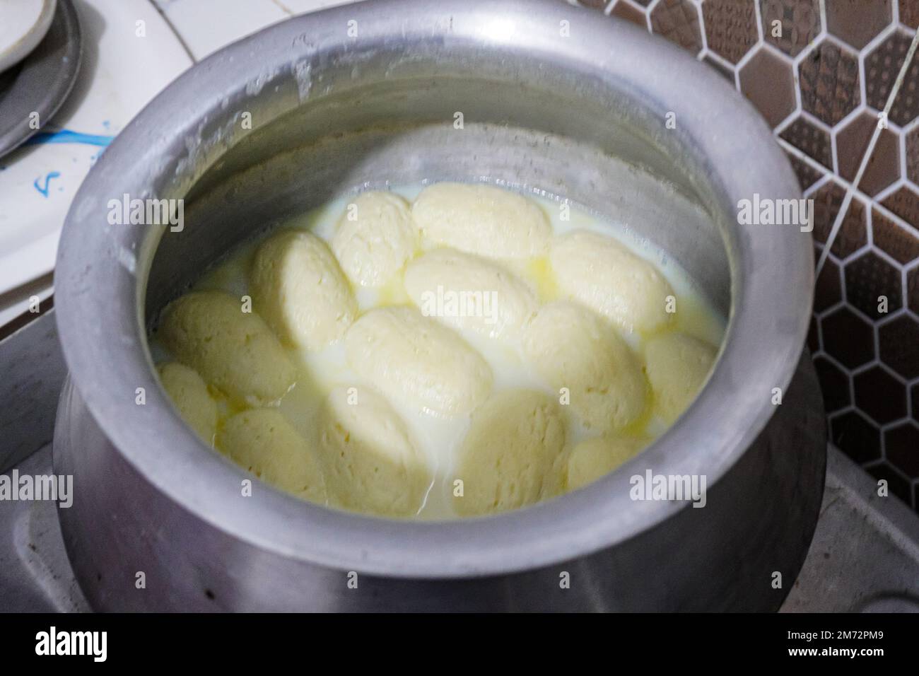 Malai chop or milk malai were made with milk, sugar, water and wheet ...