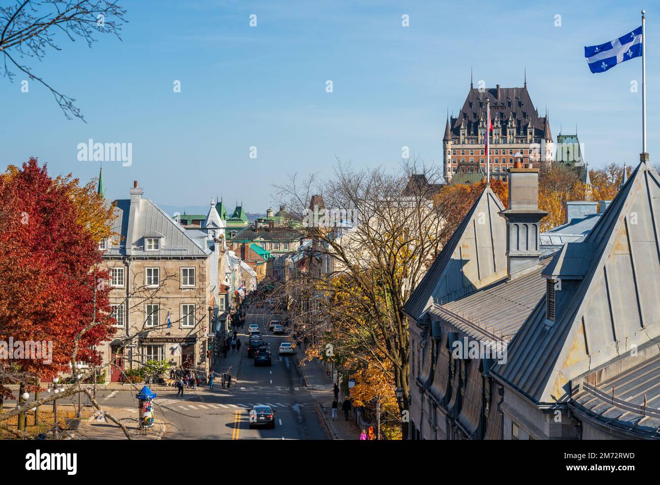Quebec, Canada - October 23 2022 : Quebec City Old Town in autumn ...