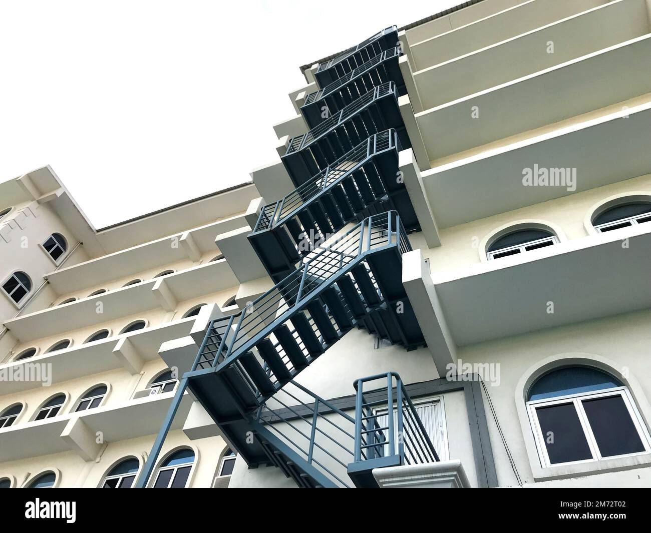 Urban fire escape in the building Stock Photo - Alamy