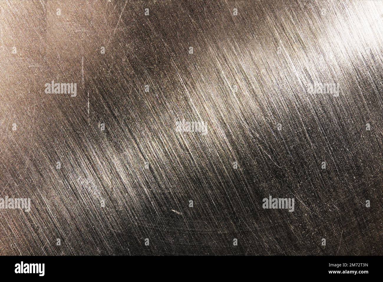 Metallic surface scratches. Closeup of a scratched piece of metal Stock ...