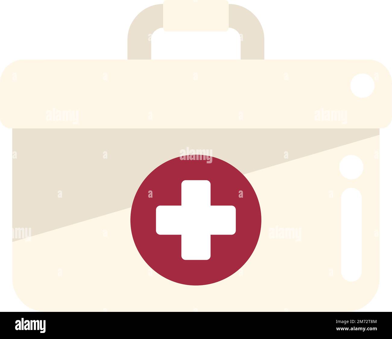 First aid kit icon flat vector. Life active. Workout medicine isolated ...