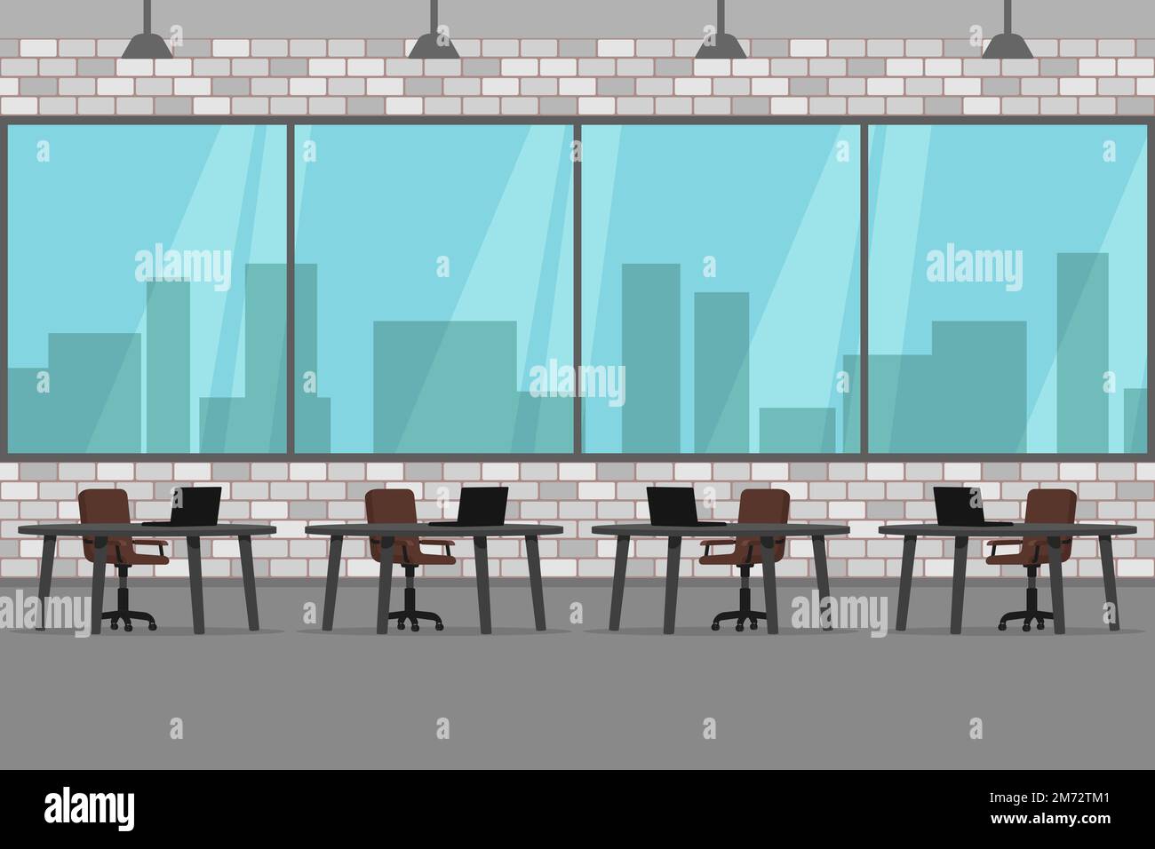 Brick wall no people Stock Vector Images - Alamy