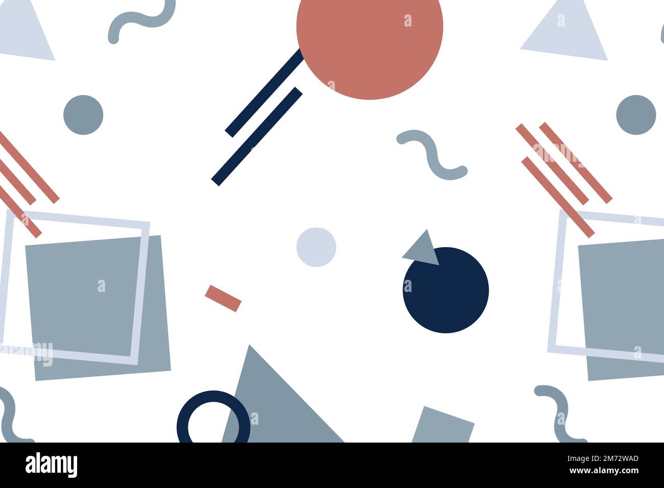 Blue and red Memphis background vector Stock Vector Image & Art - Alamy