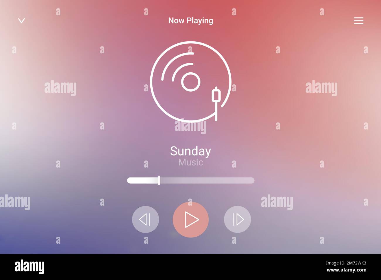 Digital music displayed on a screen vector Stock Vector Image & Art - Alamy