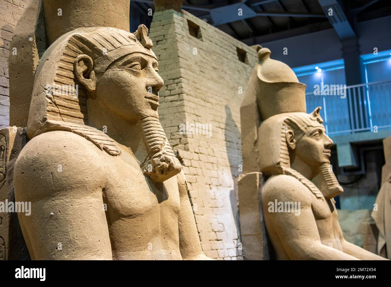 Tottori Japan : Tottori Sand Dunes the Sand Museum, exhibited sand ...