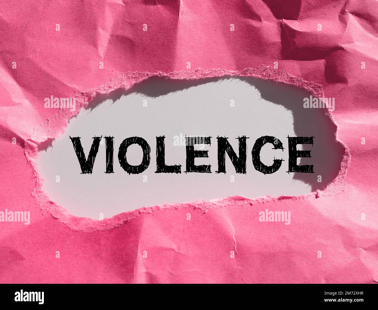 Hand writing sign Violence. Concept meaning the use of physical force ...