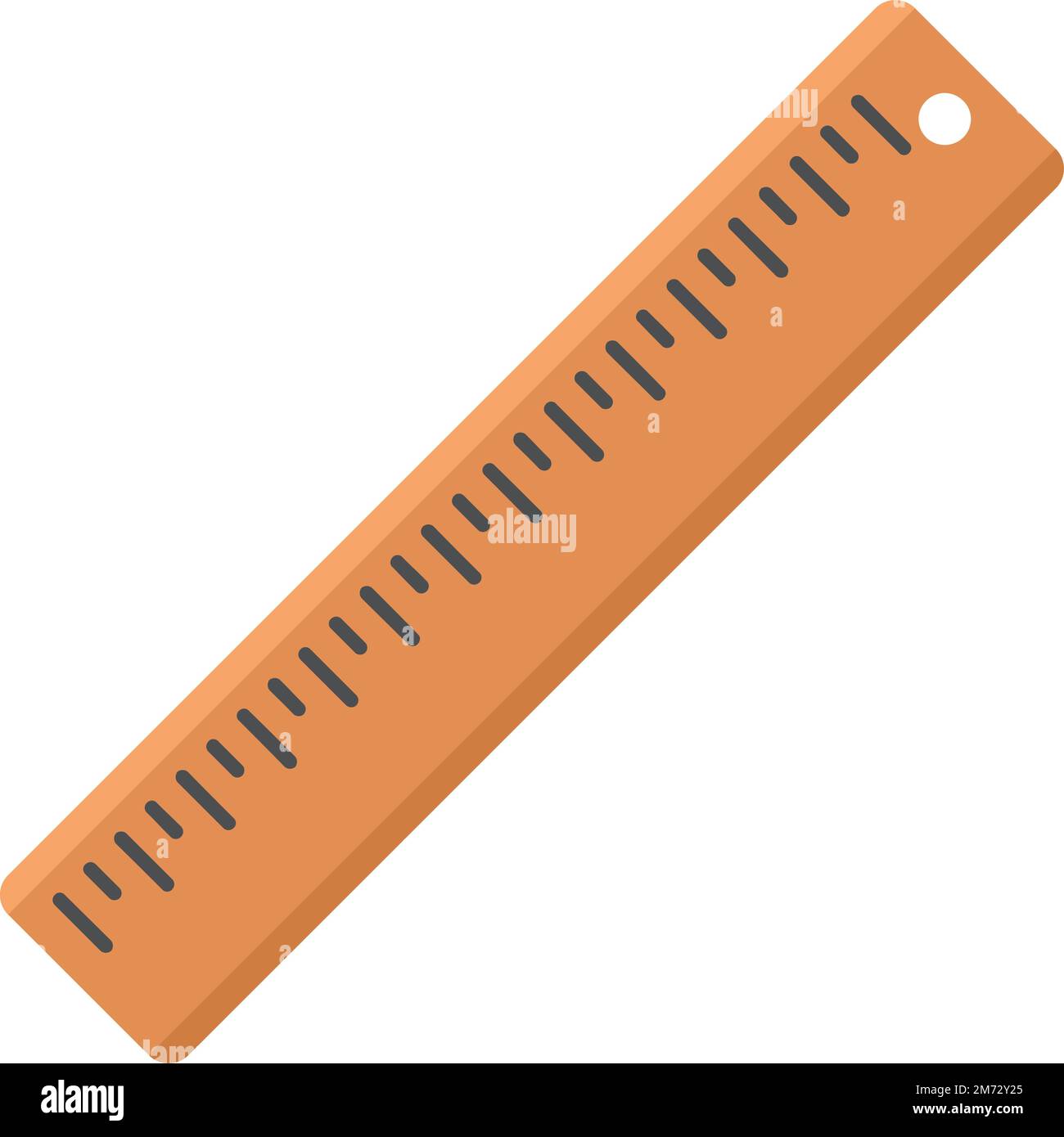 Clothing ruler icon flat vector. Tailor machine. Cleaning cloth ...