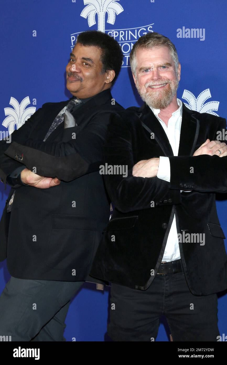 LOS ANGELES - JAN 6: Neil deGrasse Tyson, Scott Hamilton Kennedy at the ...