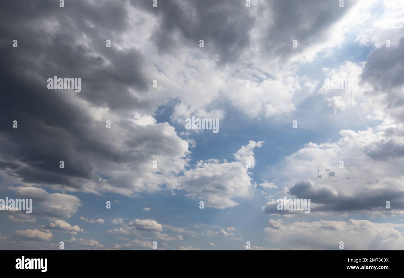 Before heavy rain storm. On the sky Stock Photo - Alamy