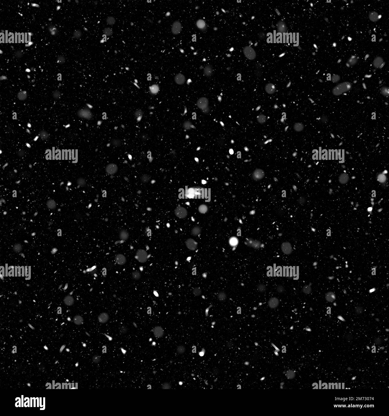 Texture snow, snow overlay on black background Stock Photo - Alamy