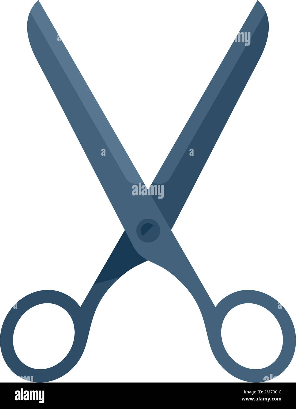 Clothing repair scissors icon flat vector. Tailor machine. Sew thread isolated Stock Vector ...