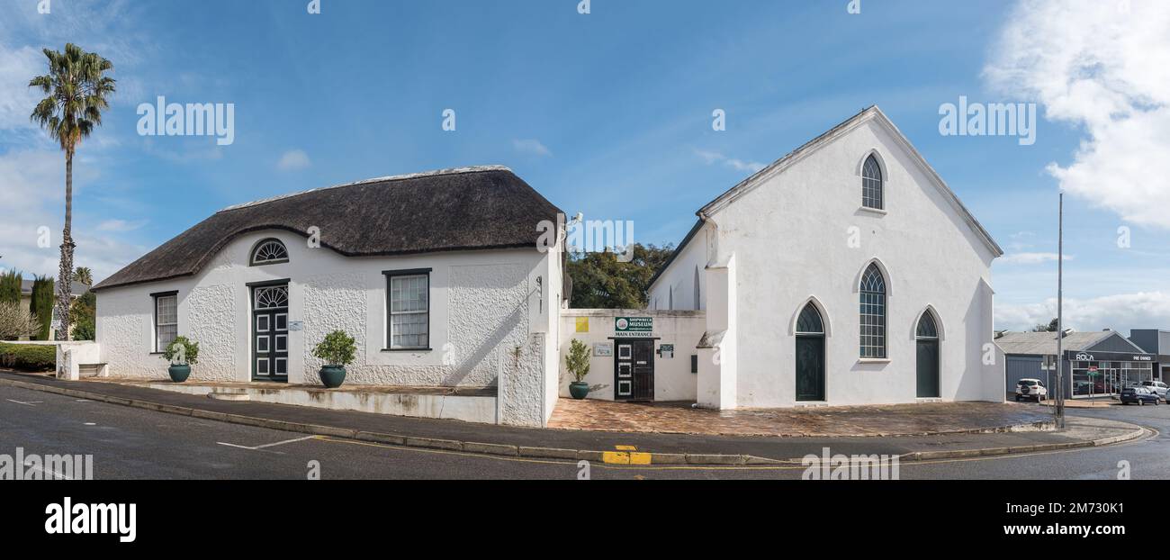 Bredasdorp, South Africa - Sep 23, 2022: A street scene, with the ...