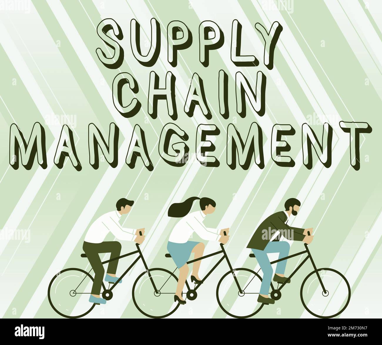 Inspiration showing sign Supply Chain Management. Business idea Aspects ...