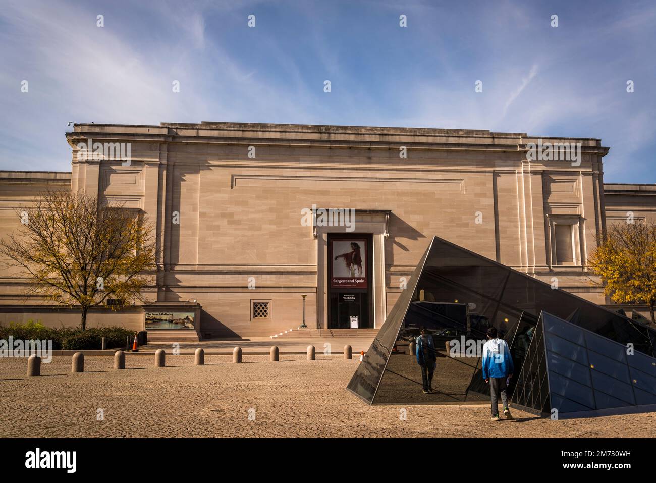 Glass Pyramids at National Gallery of Art, Washington, D.C., USA Stock ...