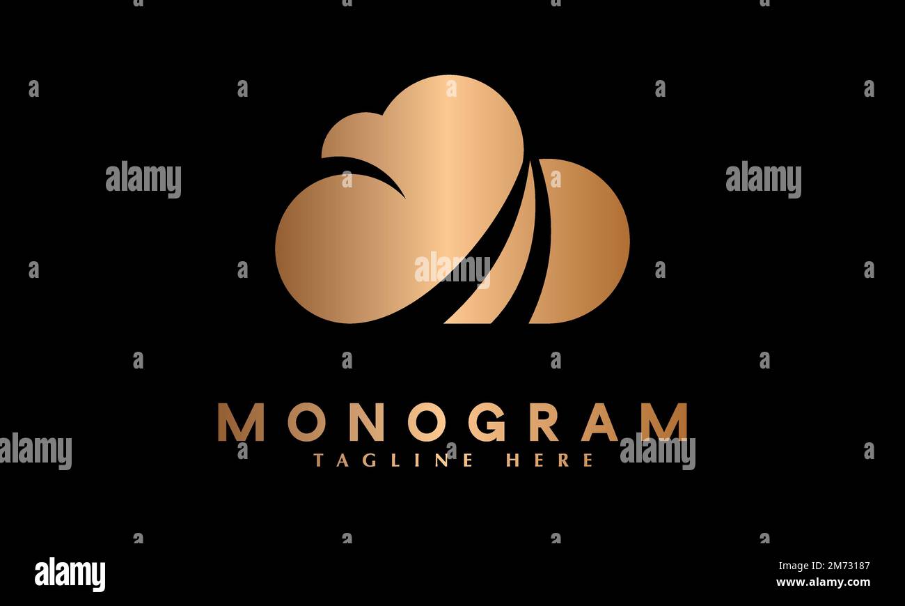 Monogram cloud hi-res stock photography and images - Alamy