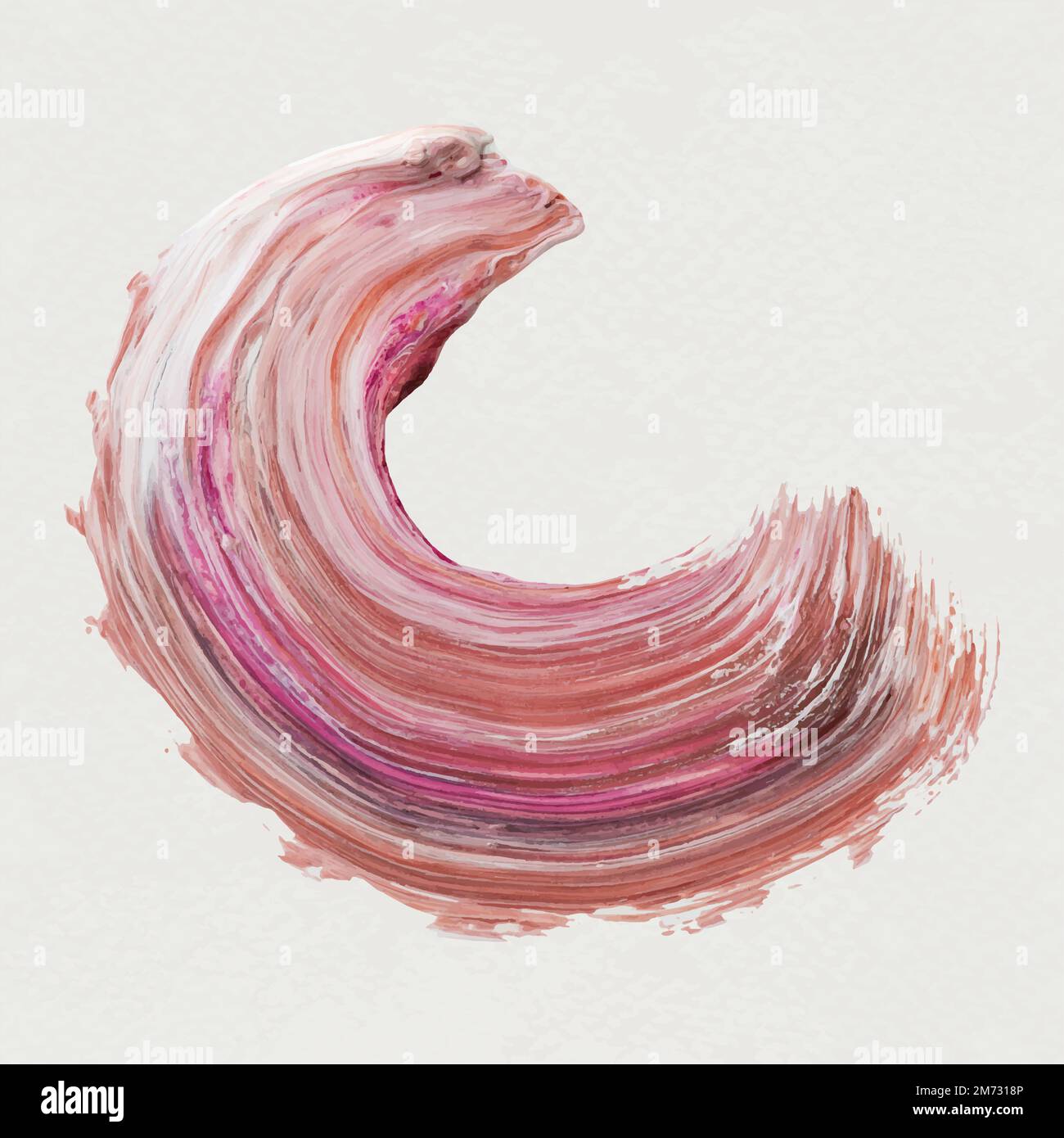 Pink acrylic brush stroke vector Stock Vector Image & Art - Alamy