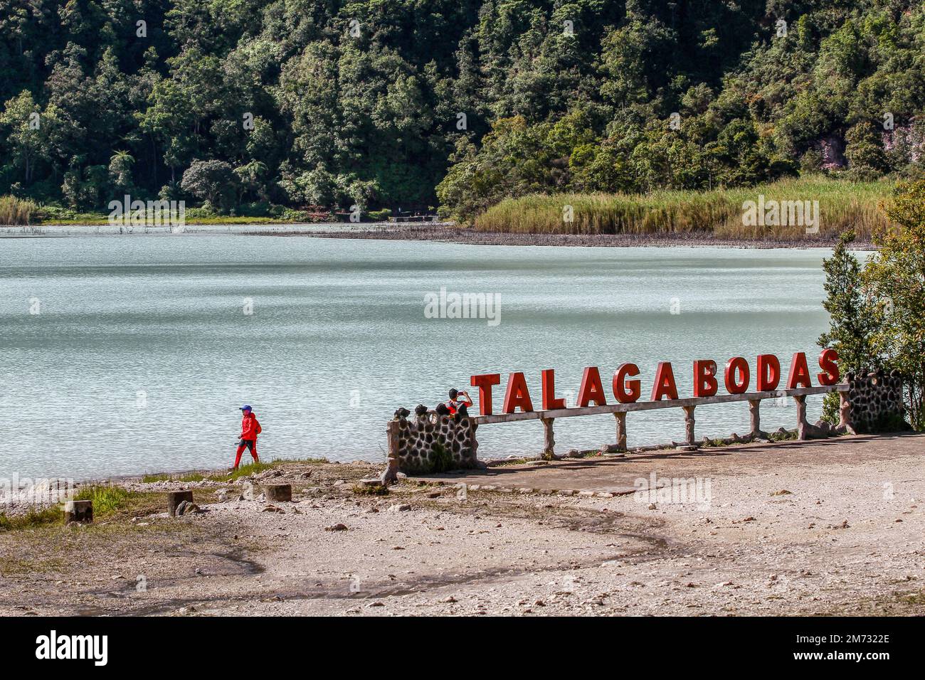 Talaga bodas crater hi-res stock photography and images - Alamy