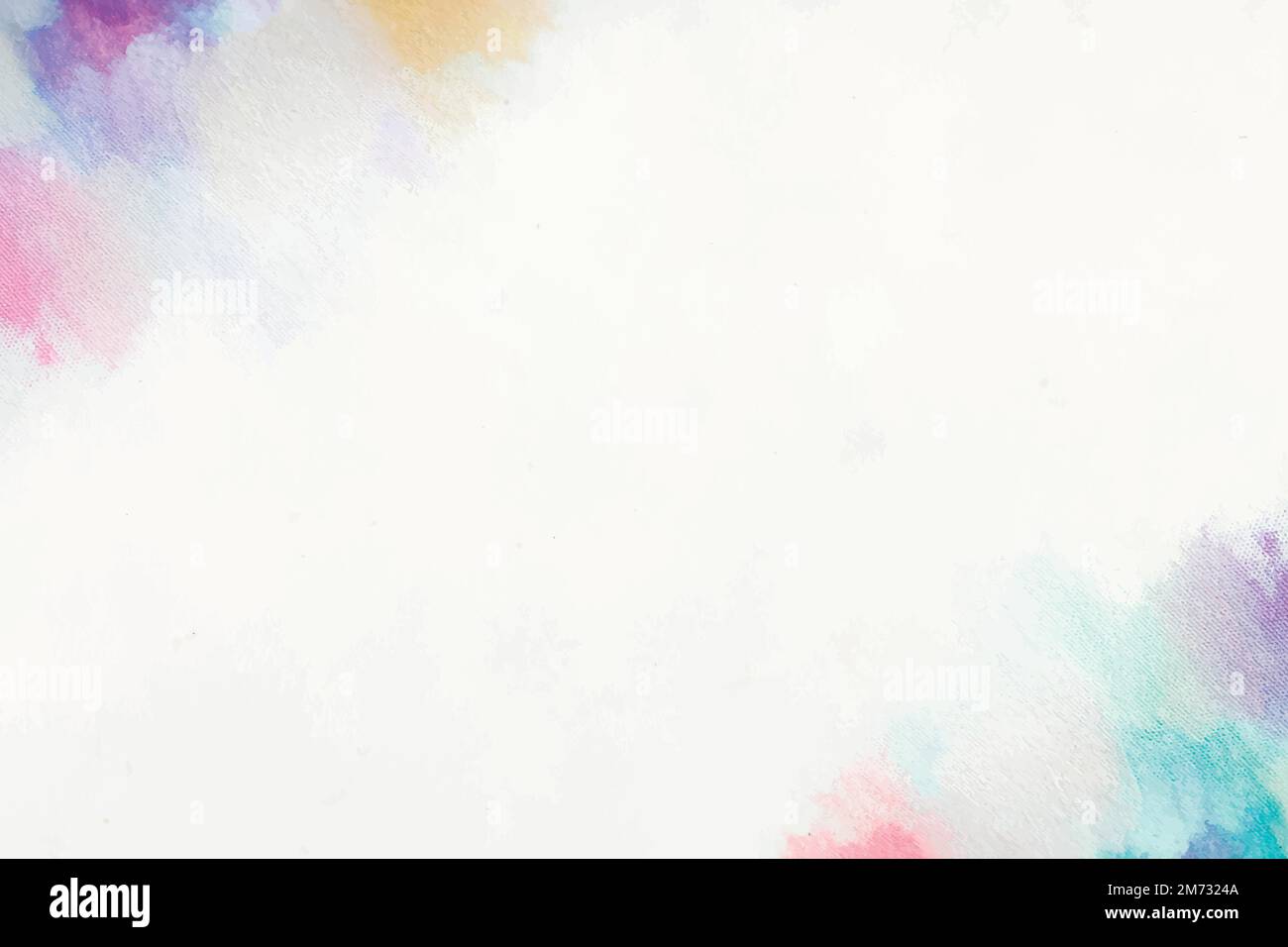 Colorful border watercolor textured background vector Stock Vector ...