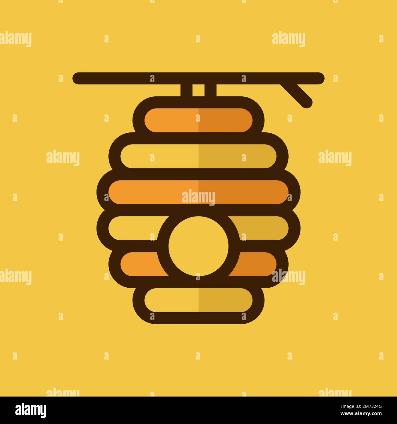 Beehive logo hi-res stock photography and images - Alamy