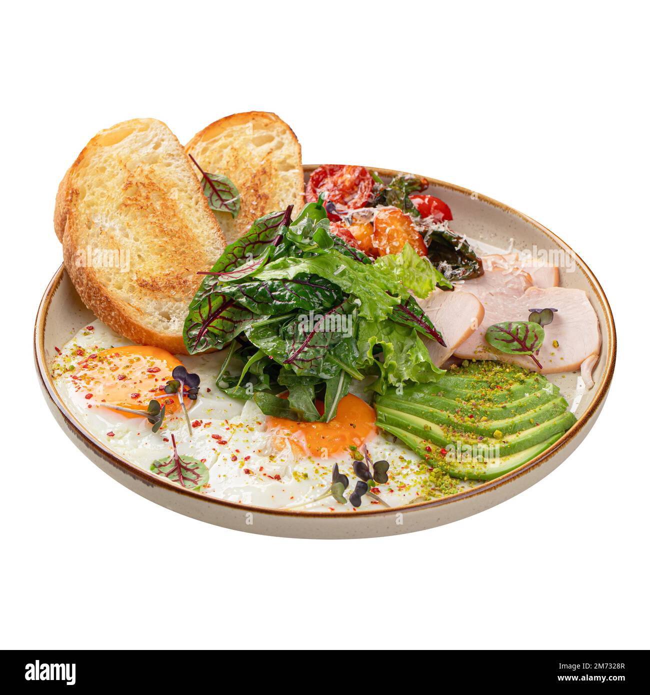 Avocado toast bread breakfast Cut Out Stock Images & Pictures - Alamy