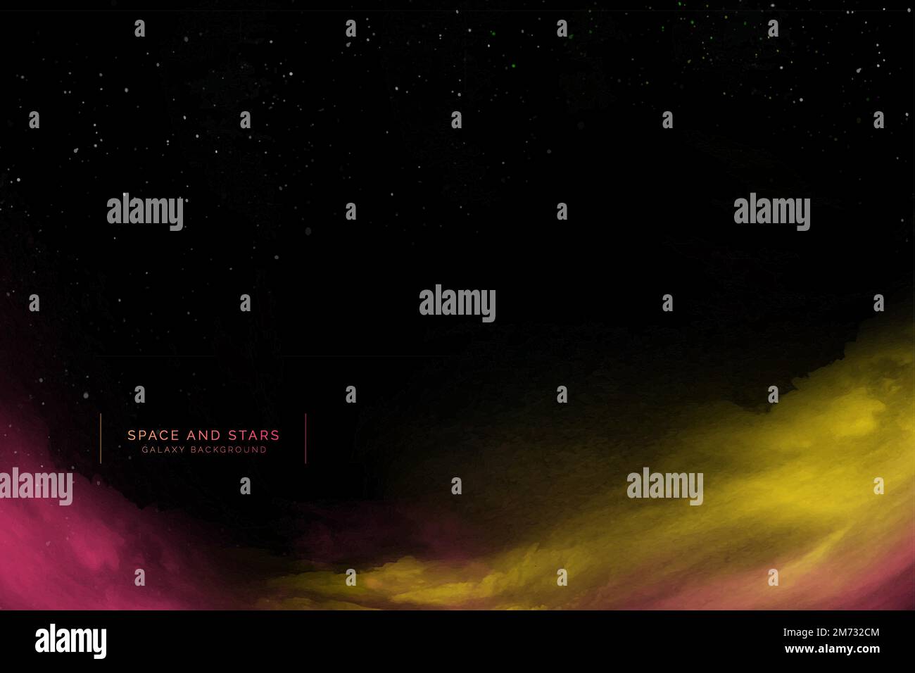 Colorful abstract nebula space background vector Stock Vector Image ...