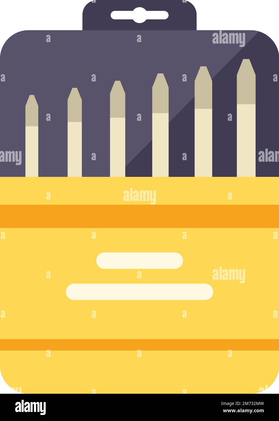 Screwdriver box icon flat vector. Phone repair. Broken tablet isolated ...