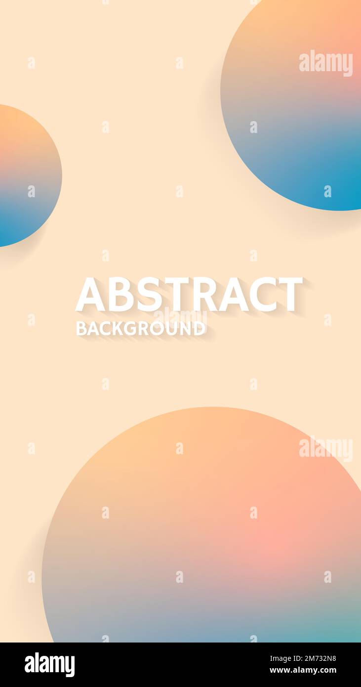 Round cream abstract background vector Stock Vector Image & Art - Alamy