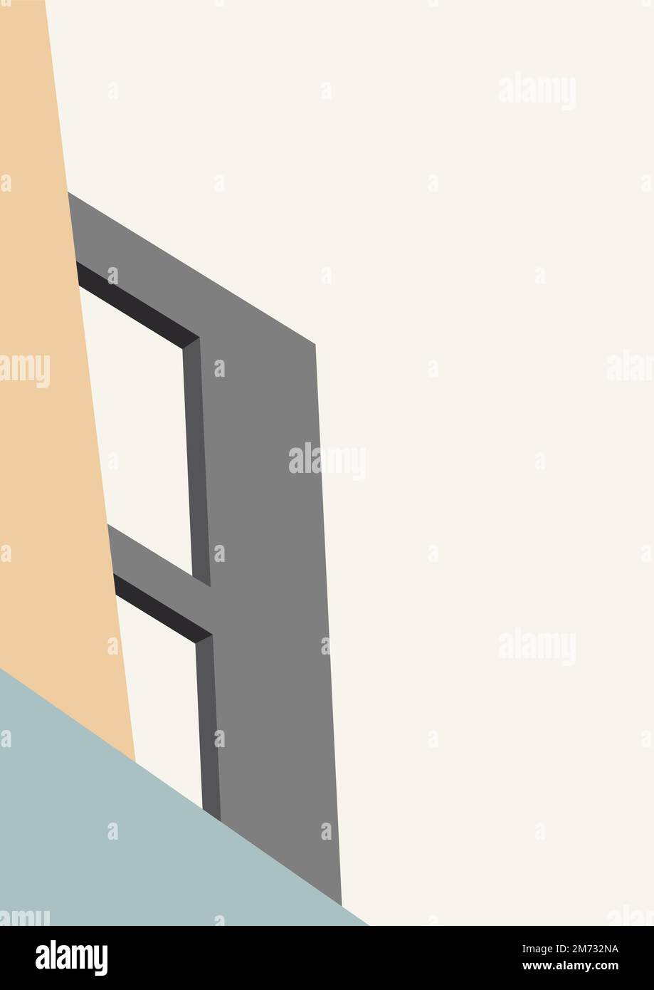 architecture abstract poster cover. poster with geometric shape ...