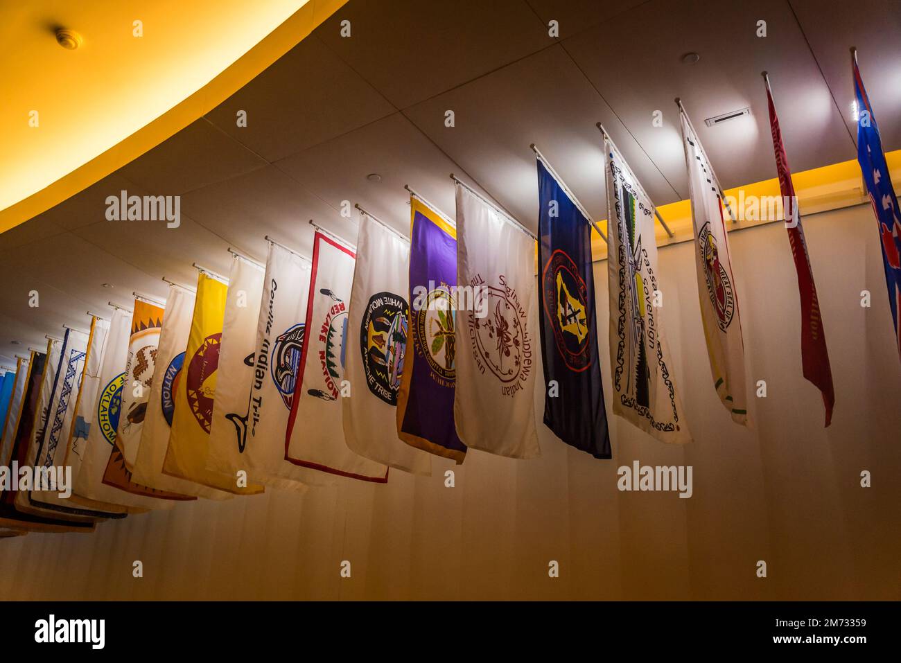 Flags of different Native American peoples, National Museum of the ...