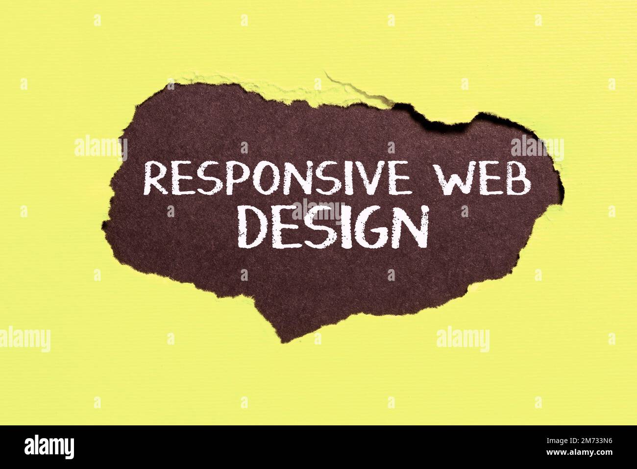Sign Displaying Responsive Web Design Business Showcase Web Page Creation That Makes Use Of