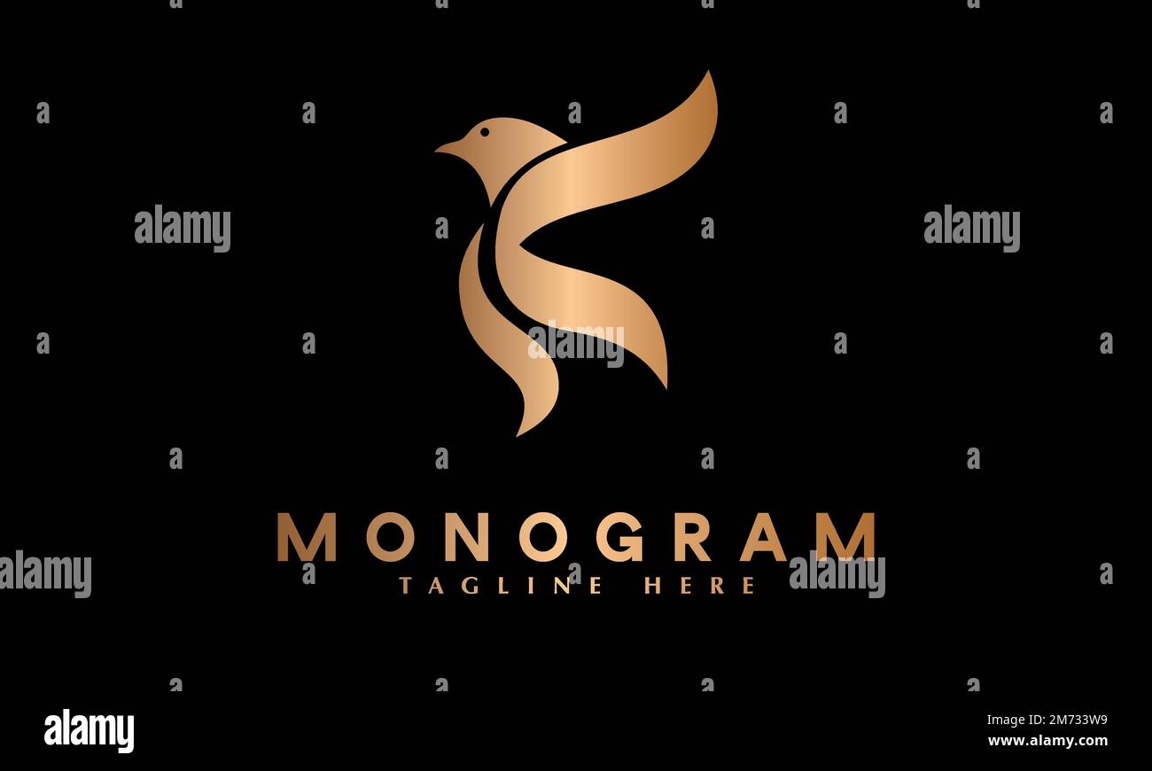 Eagle monogram Stock Vector Images - Alamy