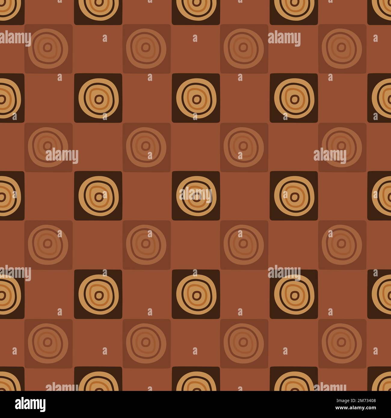 Tribal brown pattern Stock Vector Images - Alamy