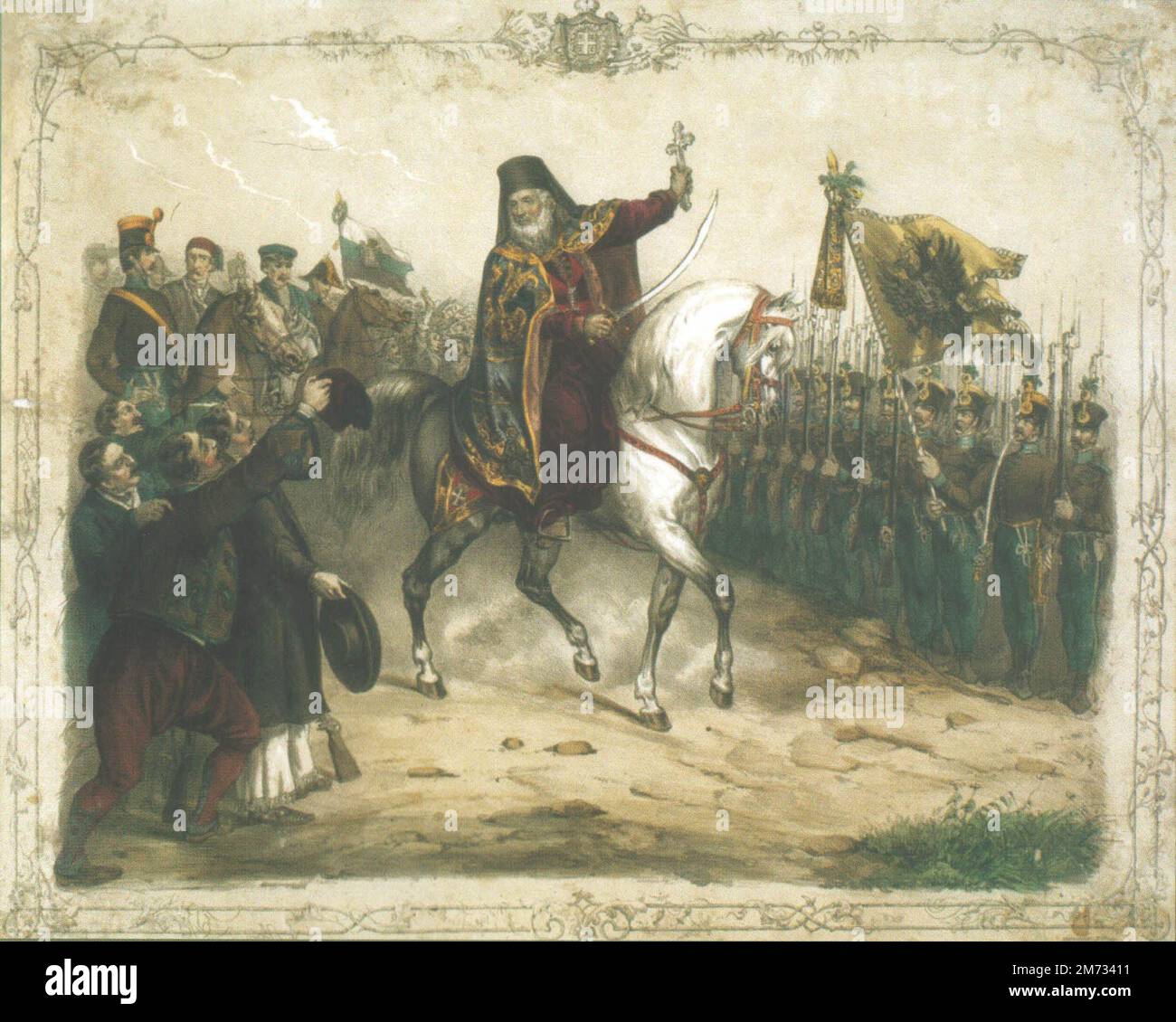 Serbian patriarch Josif Rajačić Stock Photo - Alamy